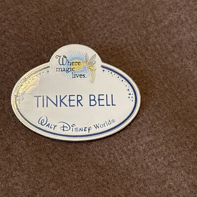 Disney 2003 Tinkerbell Name Tag Pin | eBay