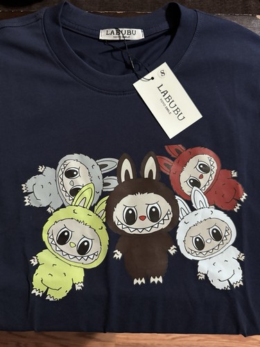 LABUBU Graphic T-Shirt / Navy Blue / Size : Small / New with Tags !! | eBay
