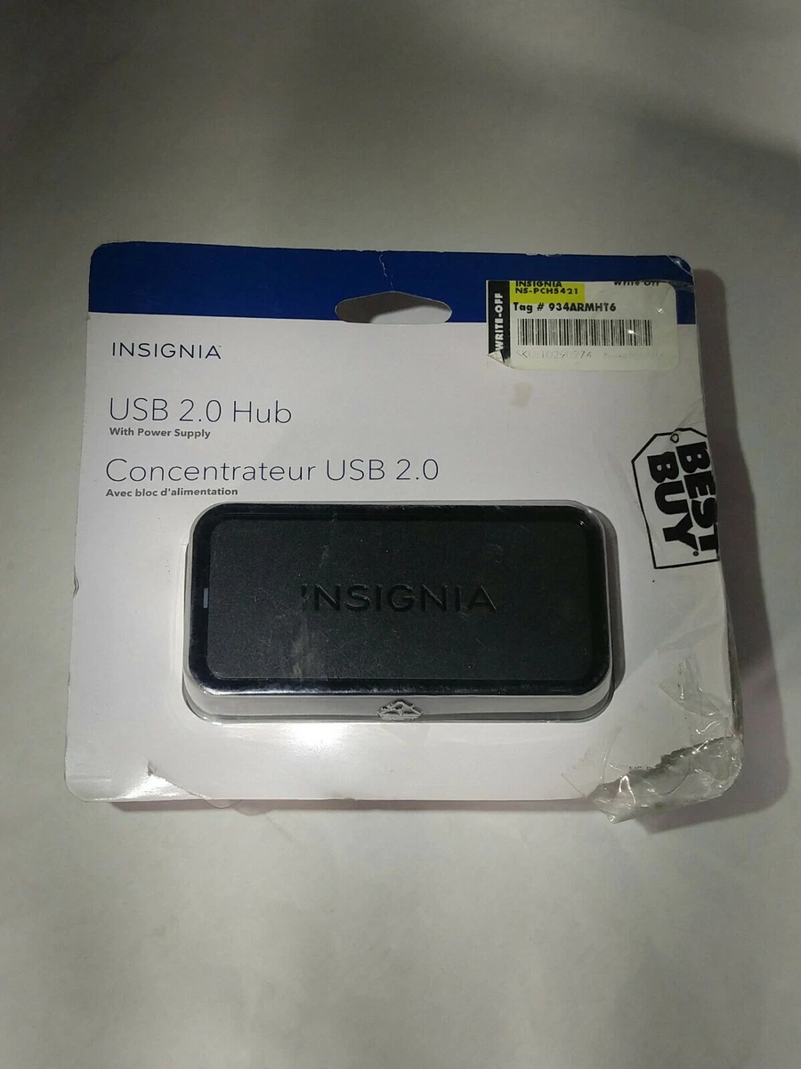 INSIGNIA NS-PCH5421 Port USB Hub W/ Power Supply Black , 40% OFF