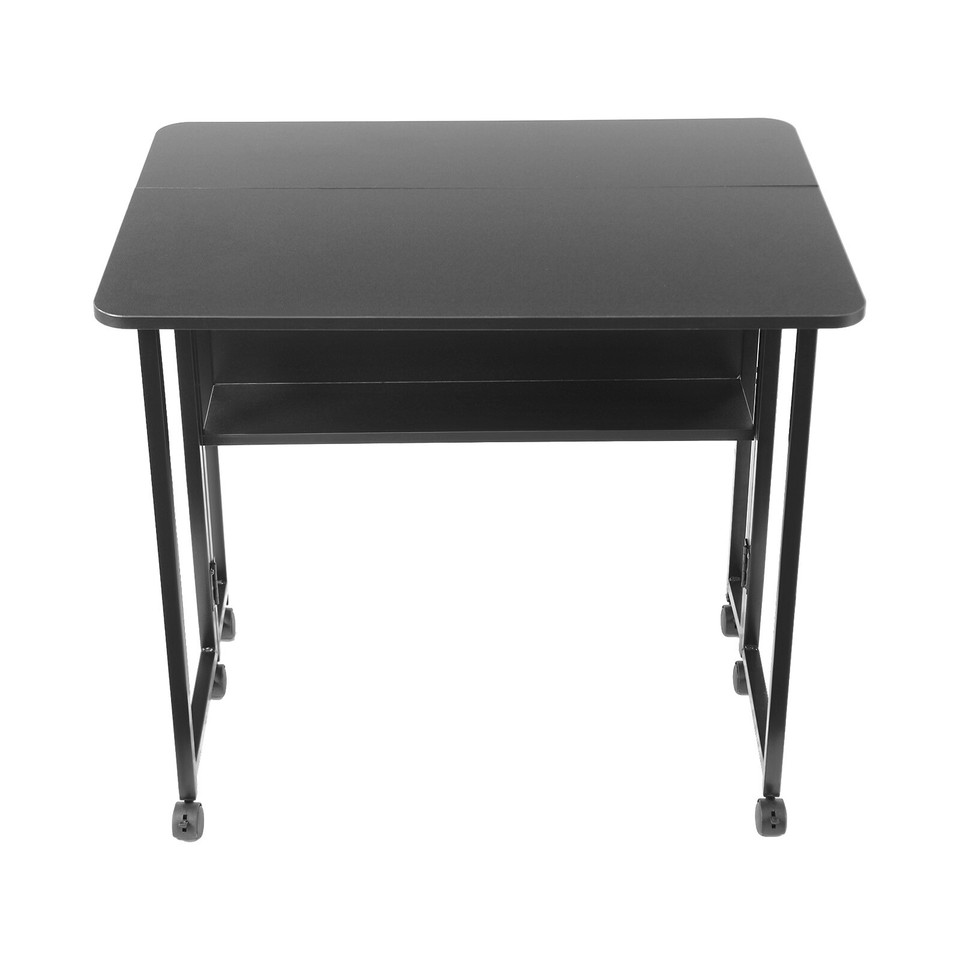 Folding Desk Foldable Computer Desk with Wheels Folding Desk with ...