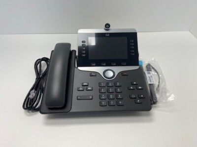 Cisco CP-8865-3PCC-K9 VOIP Phone Wired / Wireless Wi-Fi IP Video Phone ...