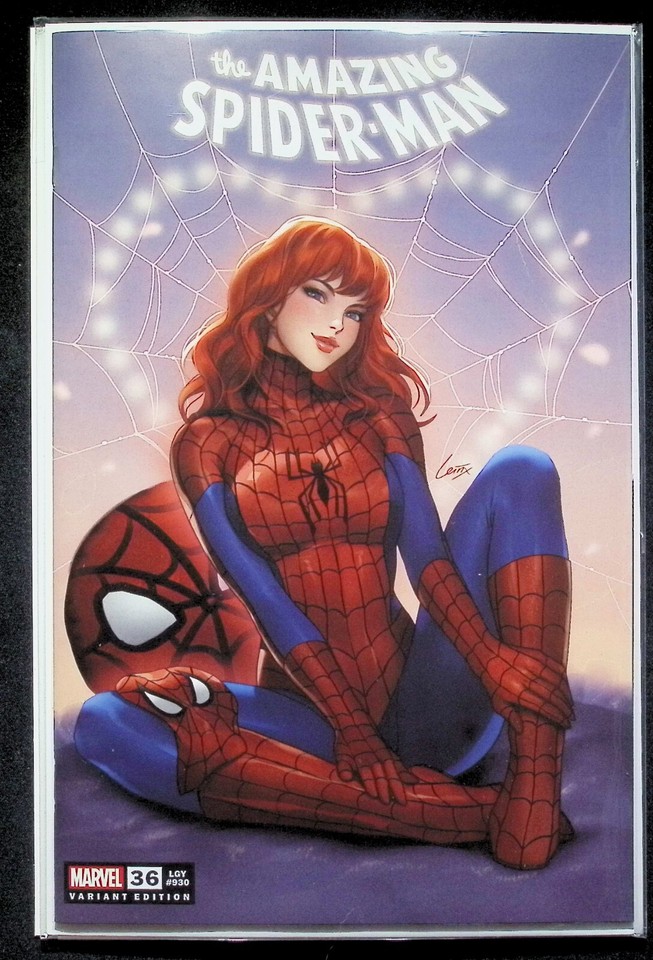 AMAZING SPIDER-MAN #36 - LEIRIX LI TRADE/VIRGIN VARIANT 2023 SET OF TWO ...