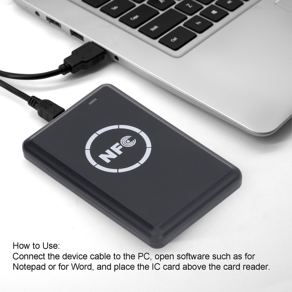 NFC Reader Writer Quick Response Accurate Stable Reading USB NFC Reader ...