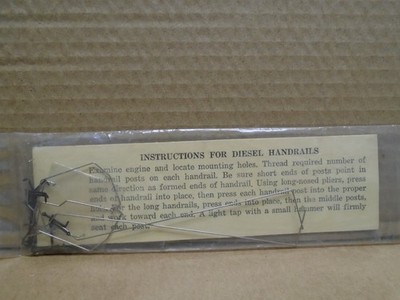 HO SCALE METAL HANDRAIL SET FOR TYCO GP-20 DIESEL LOCOMOTIVE | eBay