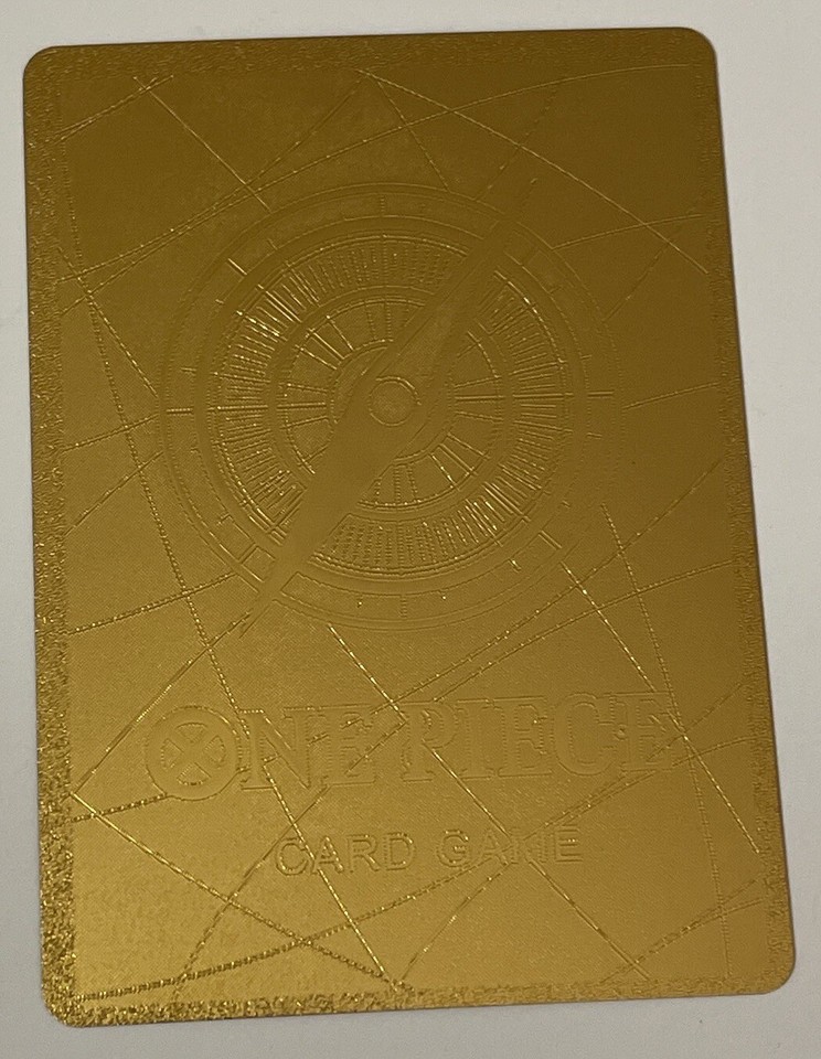 GORDON One Piece Anime GOLD FOIL FAN ART Custom Collectible CCG Card | eBay