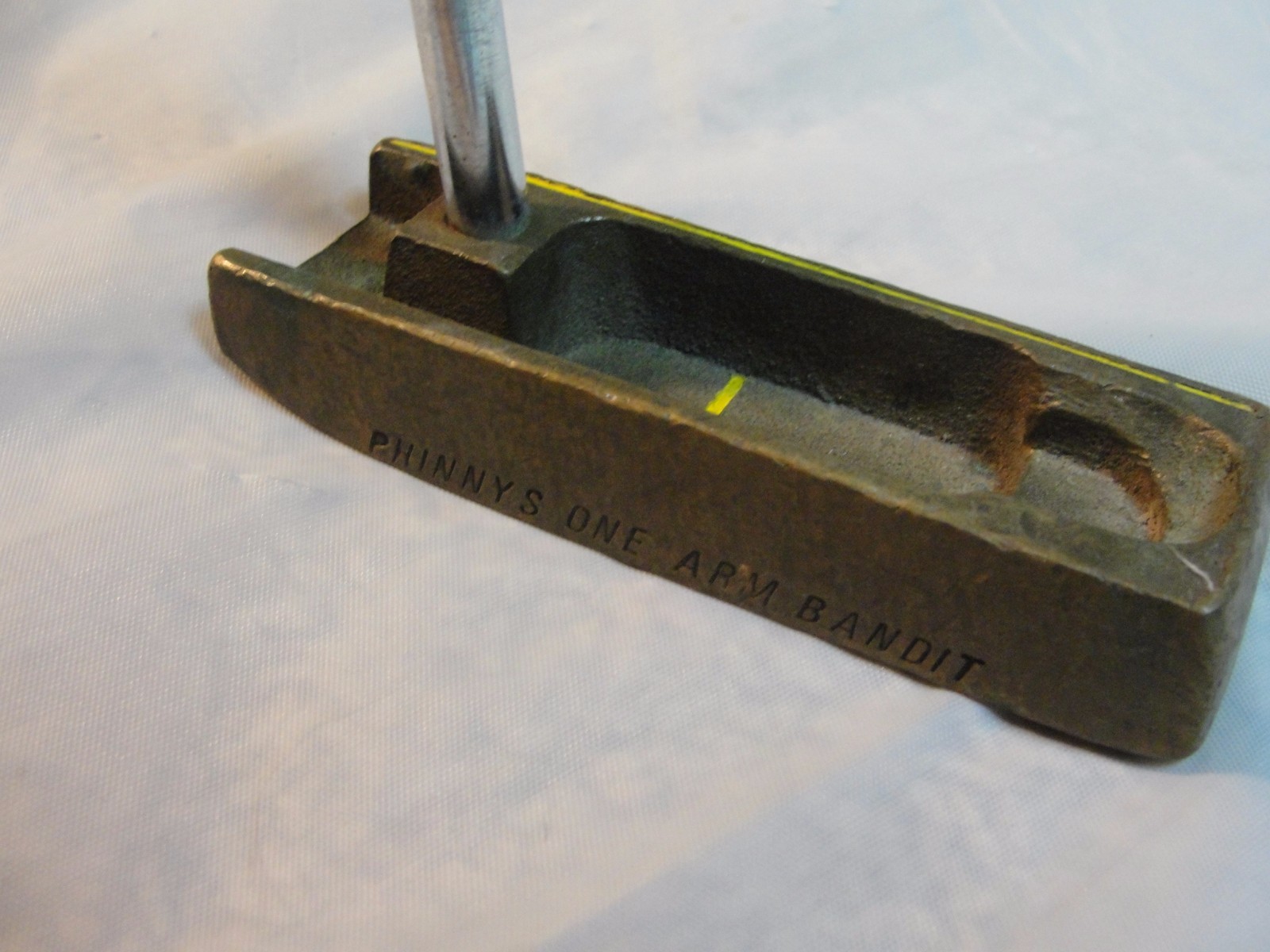 Rare Unique PHINNYS ONE ARM BANDIT PUTTER Golf Club Right Hand ...