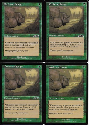 MTG: PREDATORY HUNGER Exodus COMMON; played, Excellent condition x4 | eBay