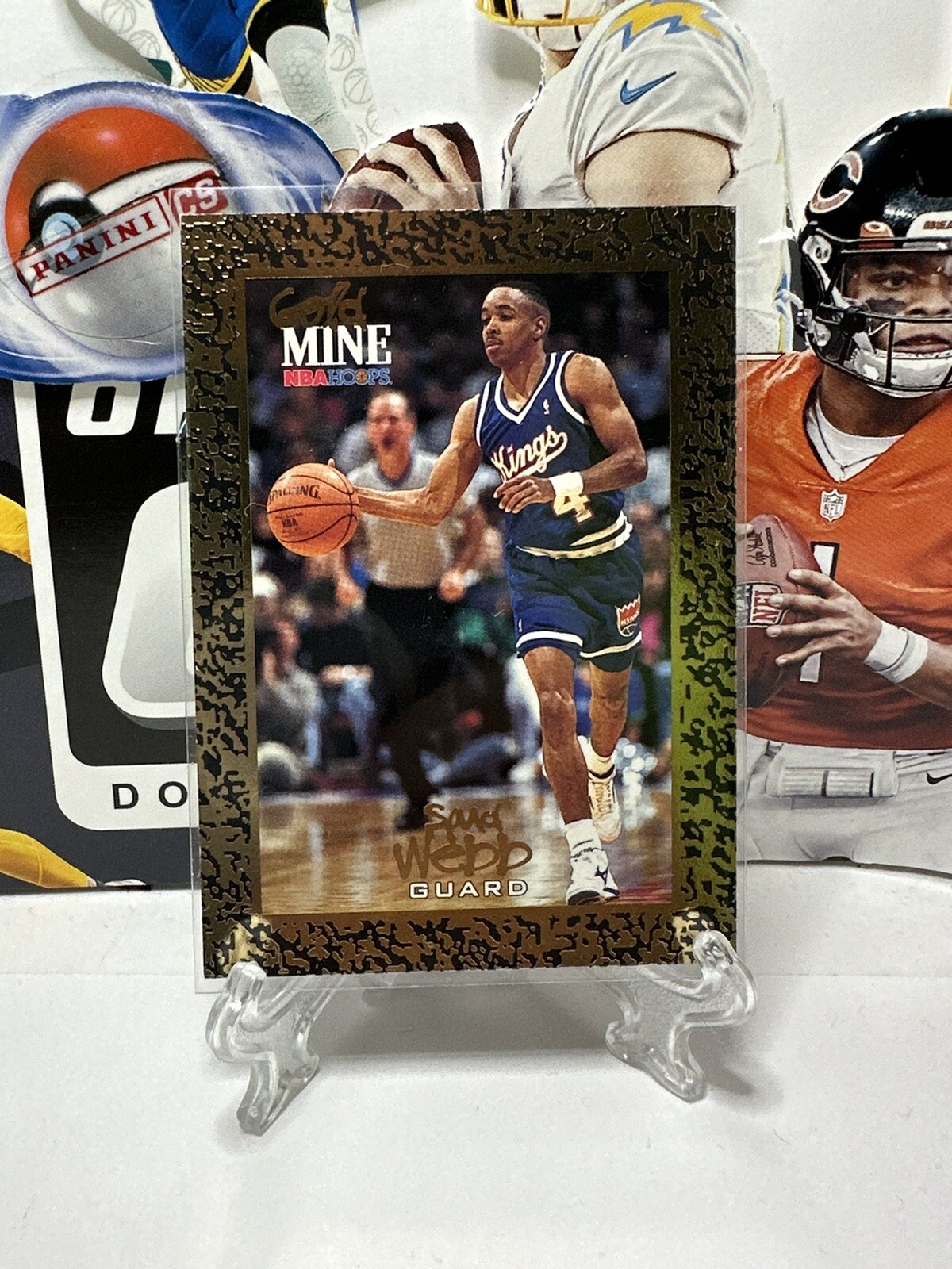 1994 Spud Webb 1995 Skybox NBA Hoops Gold Mine Basketball Card 446 ...