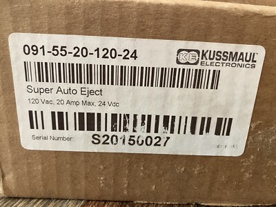 Kussmaul 091-55-20-120-24 Super Auto Eject 20A Shore Power Ambulance ...