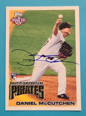 DANIEL McCUTCHEN Rookie Signed 2010 Topps #216 Pittsburgh Pirates ...