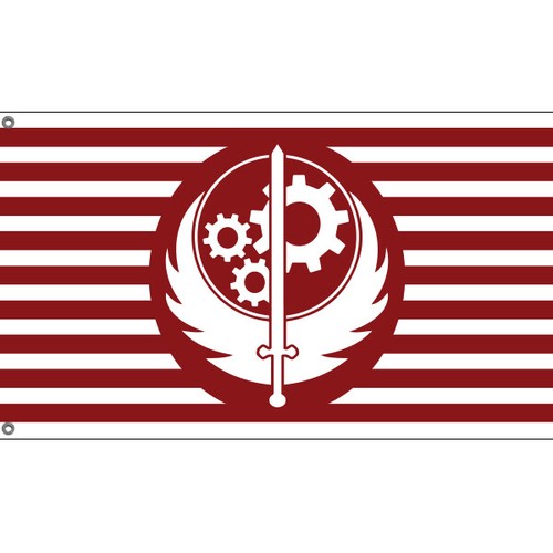 Brotherhood of Steel, Fallout Flag Unique Design 3x5 Ft/90x150 cm size ...