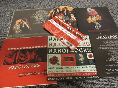 HANOI ROCKS / twelve shots on the rocks /JAPAN LTD CD OBI slipcase ...