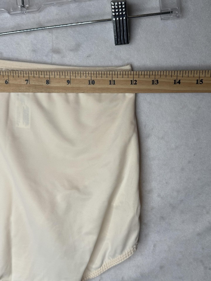 Bali Shapewear Briefs Womens Size XL Beige Tummy Solutions High Waist ...