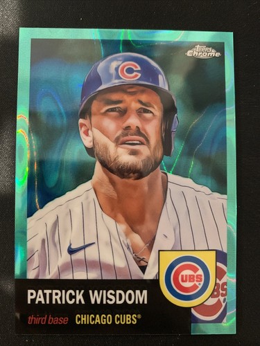 2022 Topps Chrome Platinum Anniversary - Patrick Wisdom #170 Aqua Lava ...
