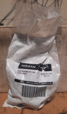 NISSAN #081B7-2352A LOT OF 5 HEX FLANGE BOLTS (PP TYPE)(2004-2015 ...