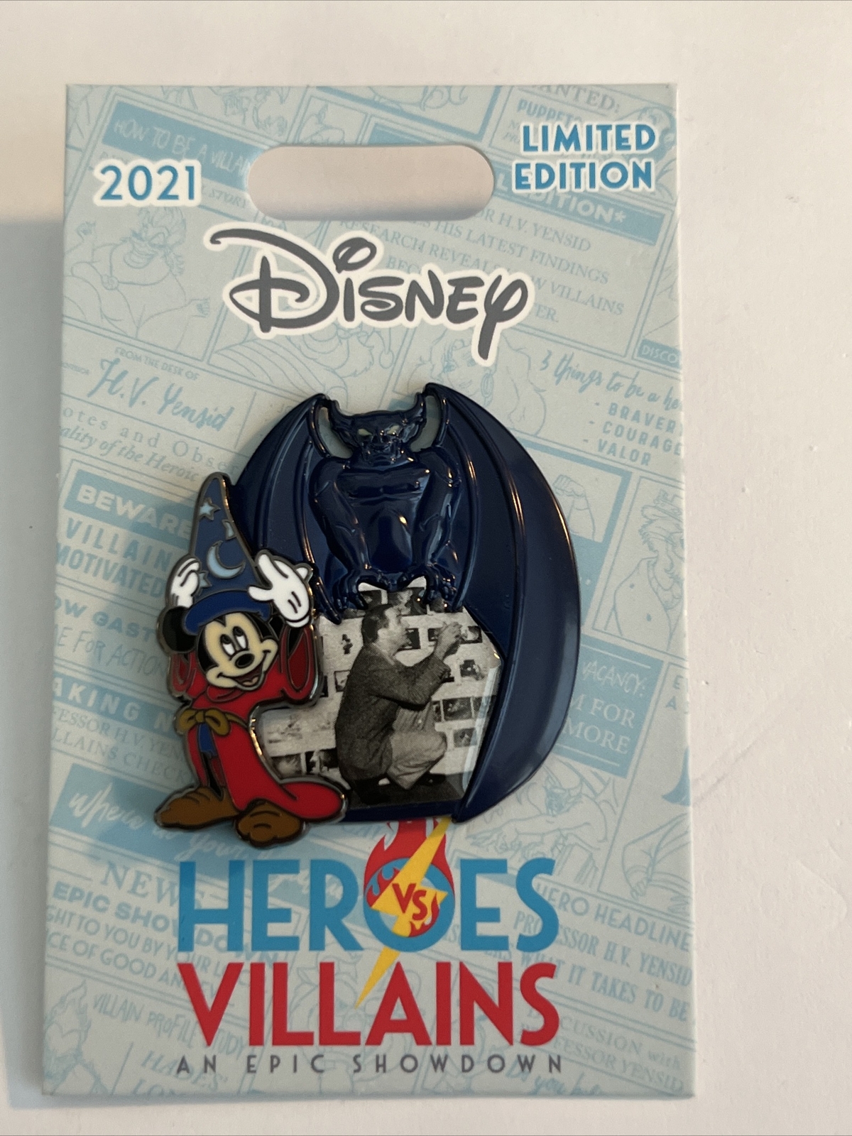 Disney Heroes Villains Mickey Chernabog LE 200 Pin Via Upgraded Event ...