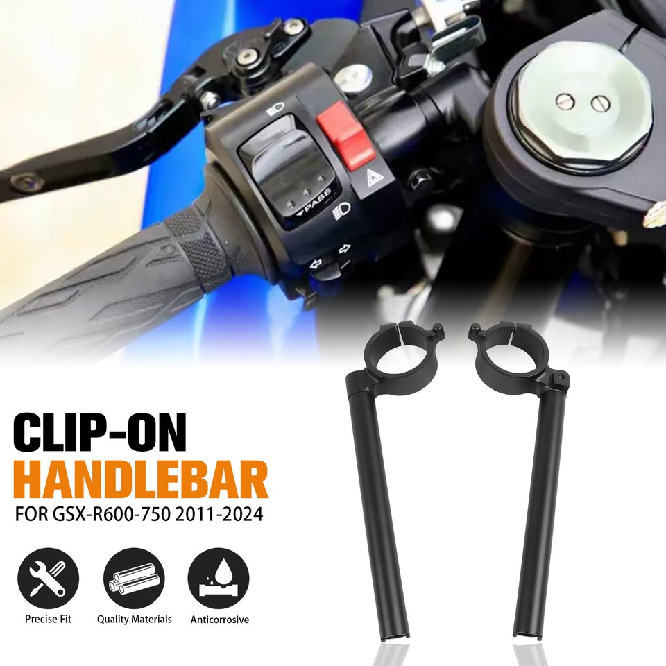 For Suzuki GSX-R 600 750 GSXR750 2011-2025 49mm Handle Bars Handlebars ...