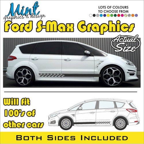 FORD S-MAX GALAXY Side Stripes ST Titanium Decals Stickers Graphics NO ...
