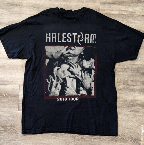 Halestorm In This Moment Tour Rock Unisex T-Shirt Full Size S To 5XL ...