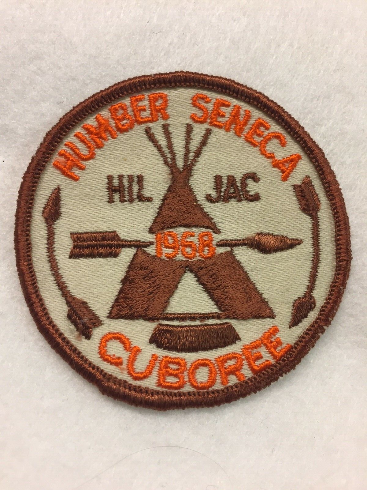 (js) Boy Scouts - 1968 Humber Seneca Cuboree - Hil Jac tepee patch | eBay