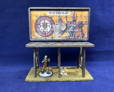 Billboard (v4) 28mm Terrain - Painted & Assembled Fallout Zombie ...