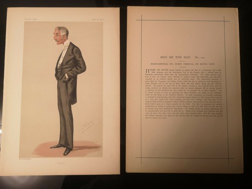 RARE ORIGINAL VANITY FAIR 1876 "HENRY" SIR HENRY PERCIVAL DE BATHE 2 ...
