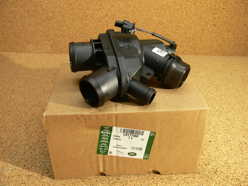 GENUINE LAND ROVER THERMOSTAT W HOUSING RANGE ROVER LR4 SPORT DISCOVERY ...