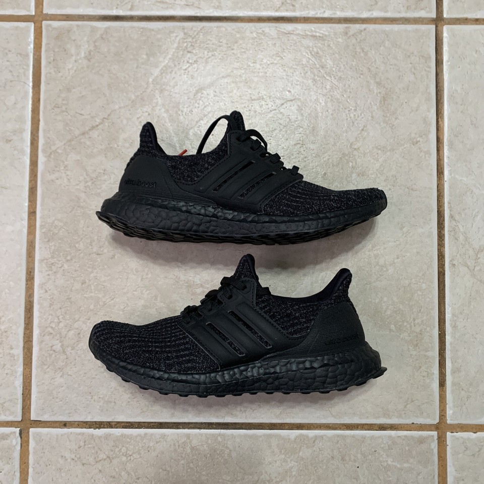Adidas ~ Ultra Boost 4.0 DNA Triple Black Running Shoe FY9121 Sz 4.5 ...