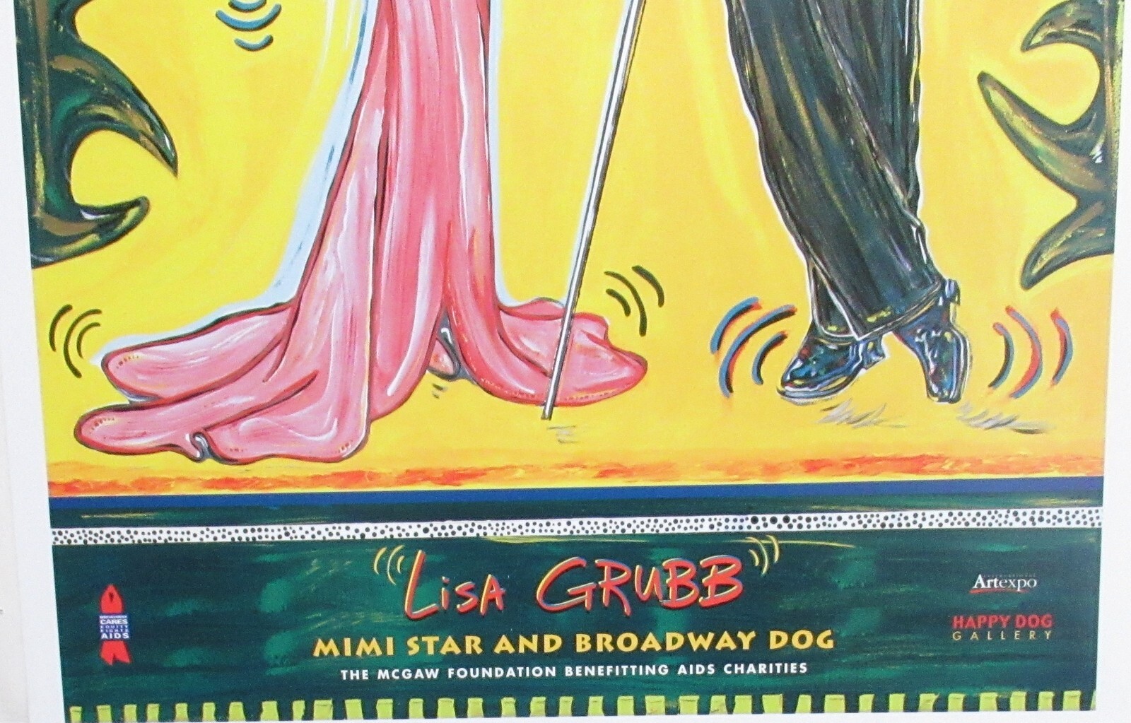 LISA GRUBB MIMI STAR BROADWAY DOG LARGE 14" X 22" COLOR POSTER | eBay