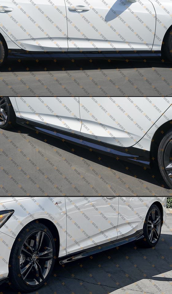 For 2023-2025 Acura Integra DE4 GF Bodykit V1 Black Pearl Side Skirt ...