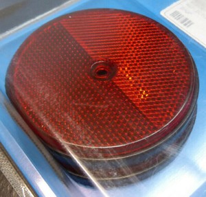 A Pair Of Circular Rear Tractor / Trailer Reflectors In RED 85mm | eBay