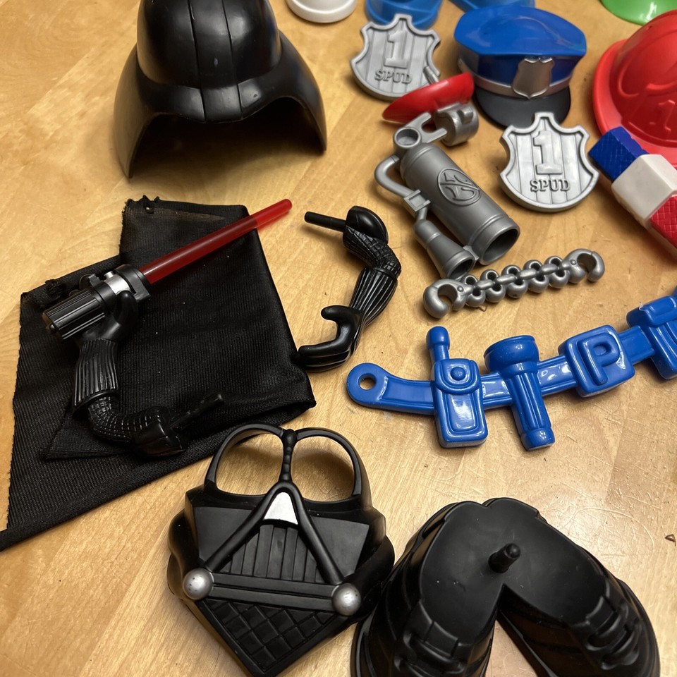 Mr Mrs Potato Head Darth Indiana Jones Spider Spud Police Firefighter ...