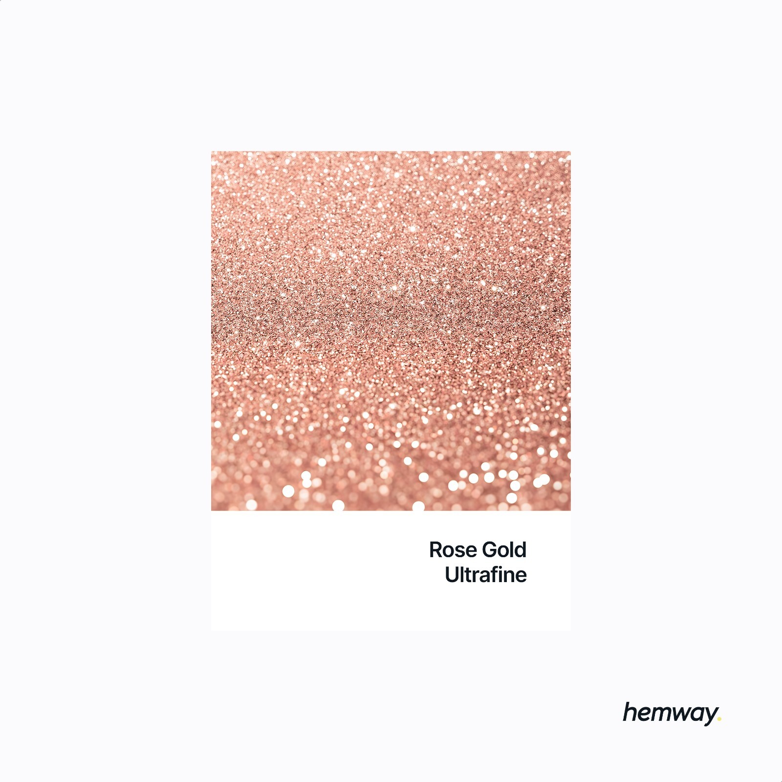 Hemway Glitter Paint Additive Rose Gold Ultrafine for Emulsion Walls ...