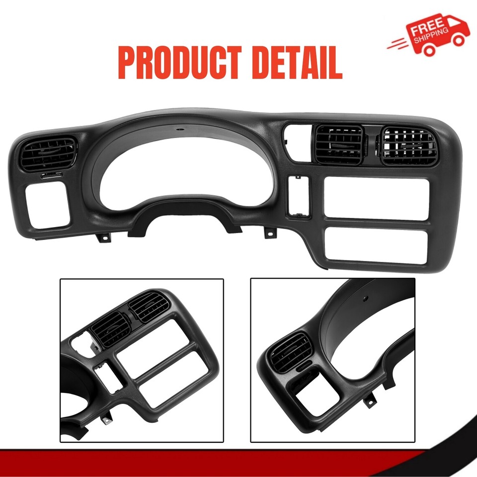 Fit For 1998-2004 Chevy Blazer Jimmy Sonoma S10 Dash Trim Bezel Cover ...