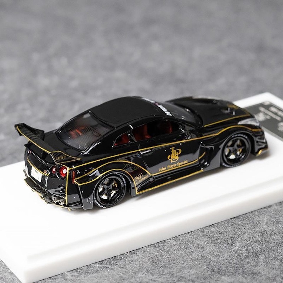 ED DK 1:64 Black GTR R35 RR Racing Sports Model Diecast Collect Car | eBay