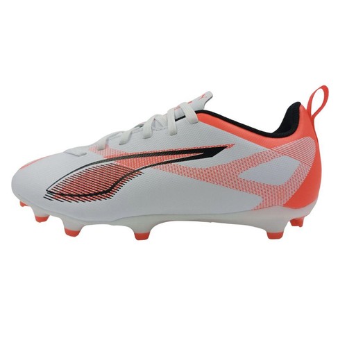 Puma Ultra 5 Play FG/AG Junior Football Boots J13 White/Black/Red J13 ...