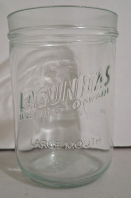 Lagunitas Brewing Company Large Mouth 16 Oz. Mason Jar Embossed Beer ...