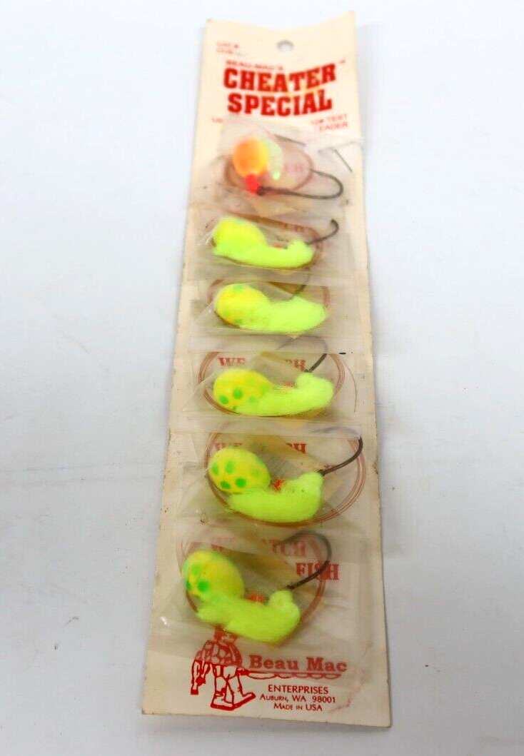6 BEA-MAC'S CHEATER SPECIAL Salmon Steelhead Fishing Lures | eBay