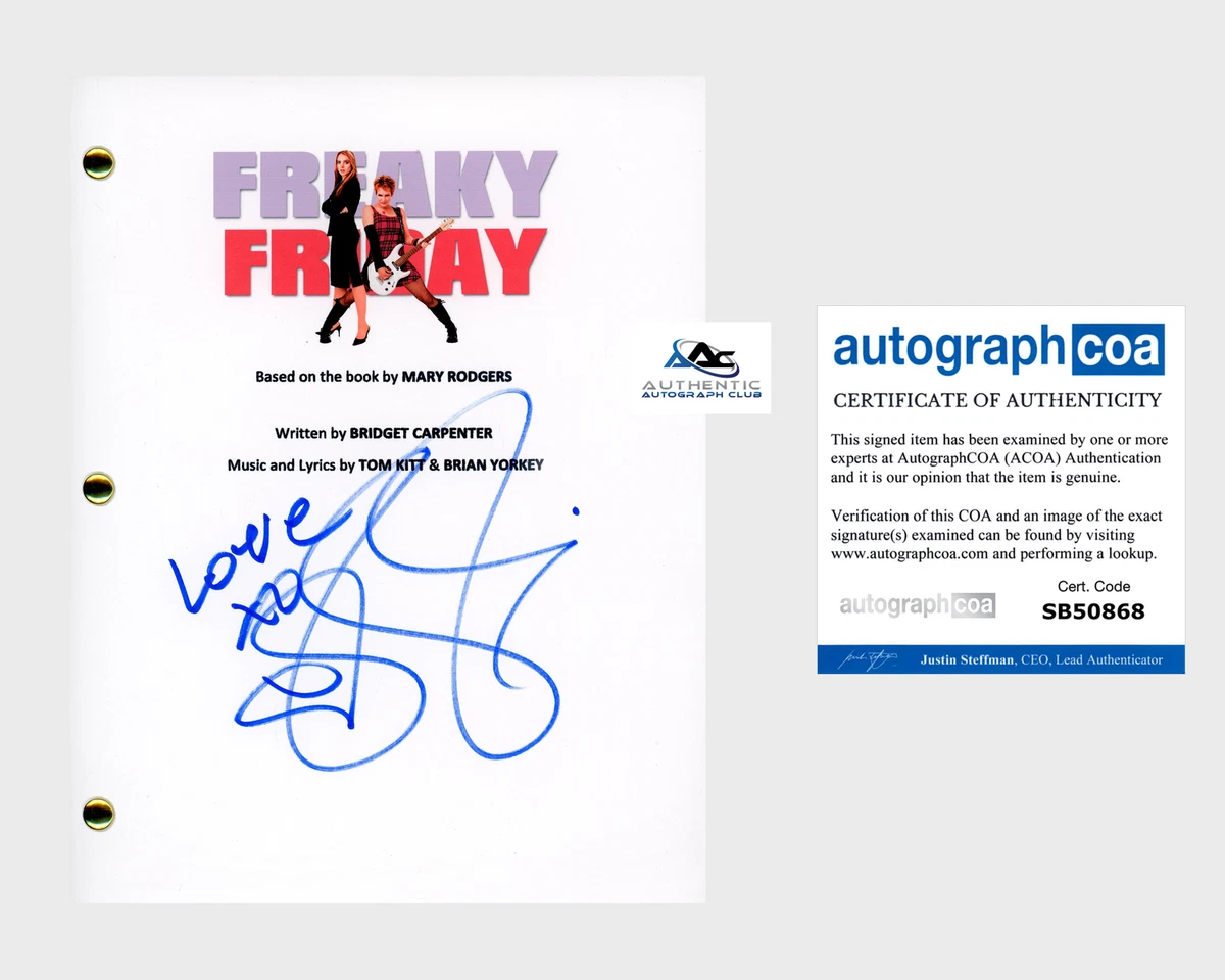 Lindsay Lohan Signature