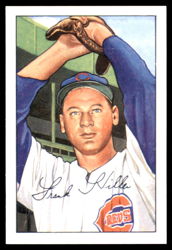 1987 CCC 1952 Bowman Reprint Frank Hiller Cincinnati Reds #114 | eBay