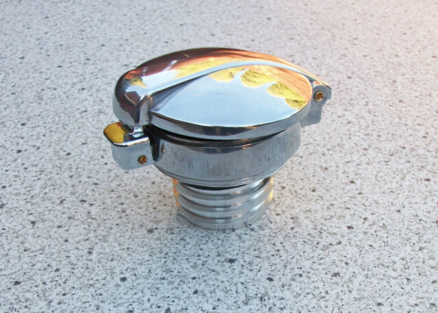 Triumph Bonneville and T100 Polished Alloy Monza Flip-up Gas Cap With ...