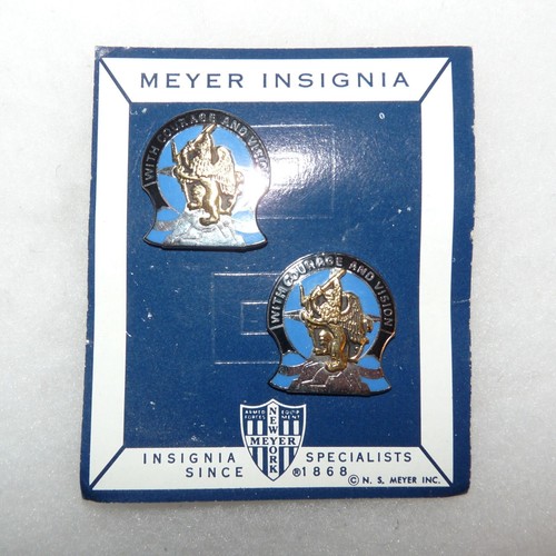 Vintage US Army 201st Military Intelligence Brigade DUI Unit Crests NS ...