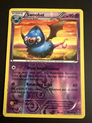 Pokémon TCG Swoobat Breakthrough 72/162 Reverse Holo Uncommon | eBay