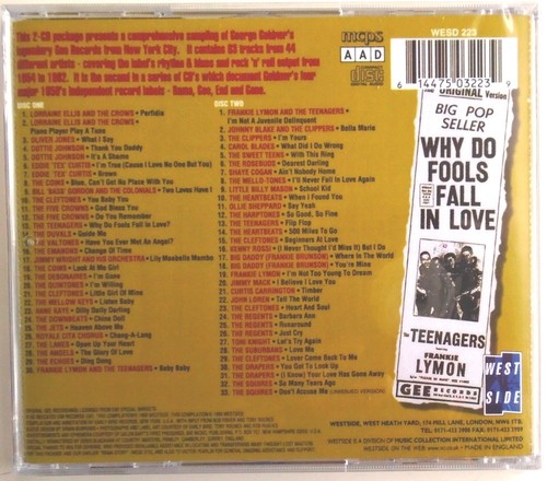 George Goldner Presents the Gee Story by Various Artists (CD, Jun-1999 ...