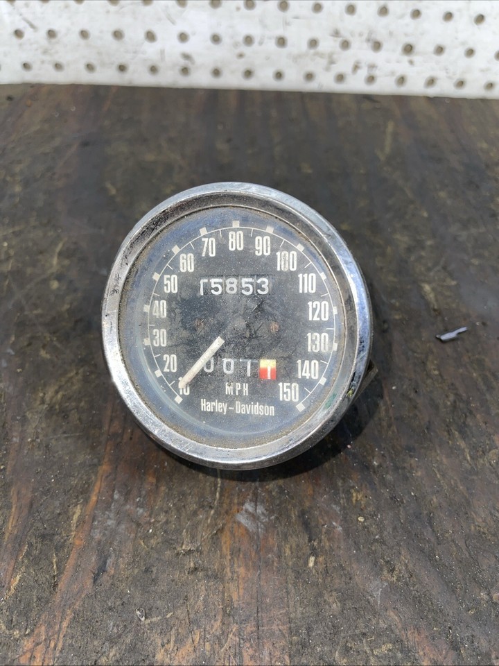 Harley Davidson HD chopper Bobber 3 Mechanical Speedometer OEM 085 | eBay