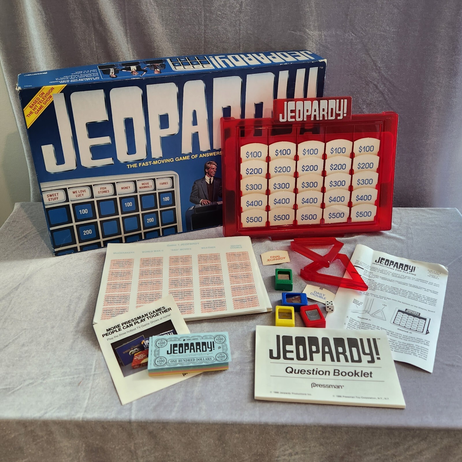 Jeopardy Board Game Pressman
