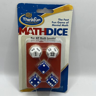ThinkFun Math Dice Fun Game -Teaches Mental Math Skills -Kids Age 8 ...