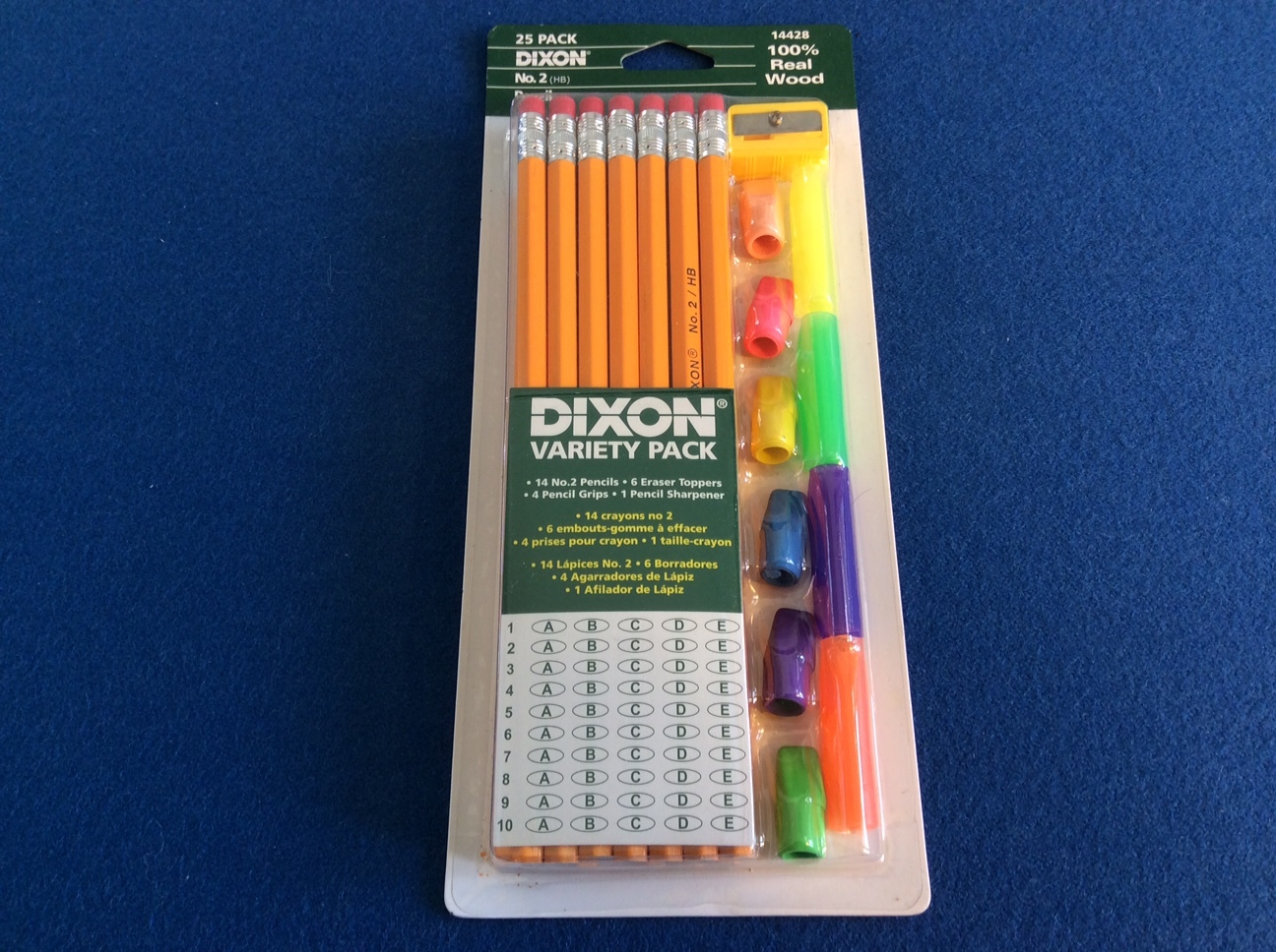 Dixon 14428 Variety Pack Pencils Erasers Grips for sale online | eBay