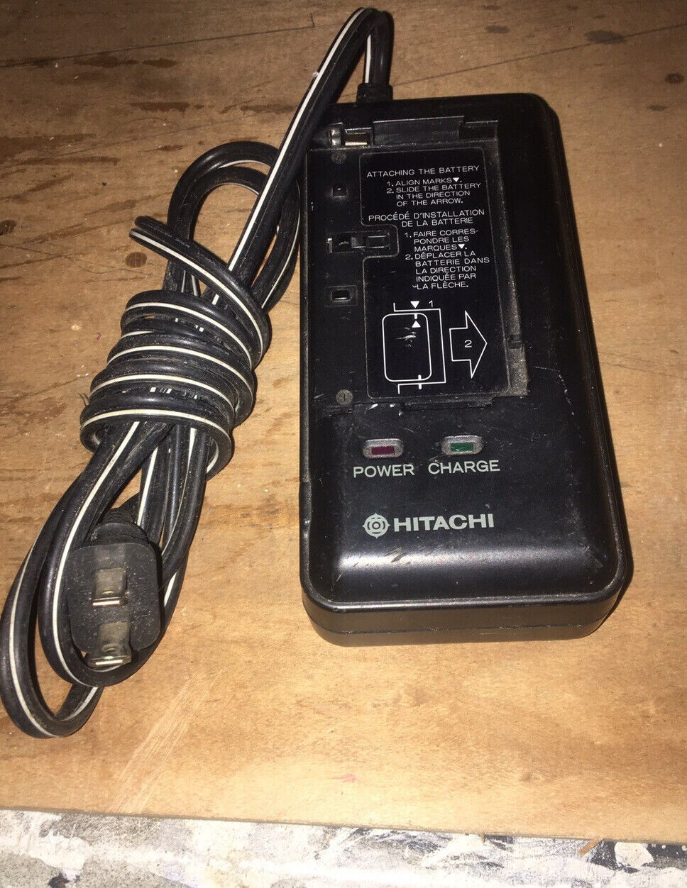 Hitachi BATTERY CHARGER = VM E23A 8mm Video Camera Recorder camcorder ...