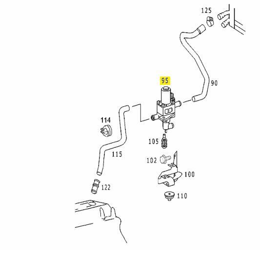 Genuine Mercedes-Benz Heater Control Valve A0018300684 for sale online ...